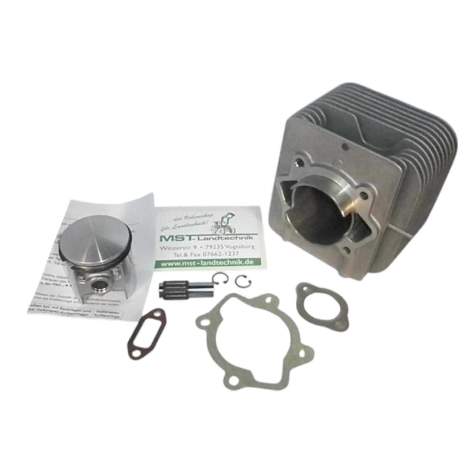 Original Zylinder und Kolben Neu AS 2-Takt Motor 4,4kW (6PS) - AS-Motor ...